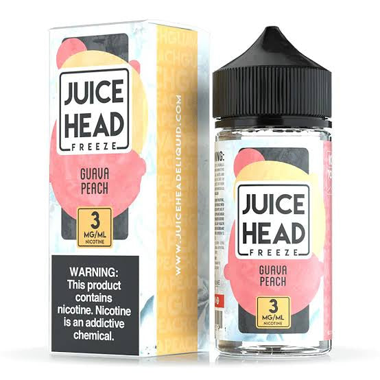 Juice Head Guava Peach Extra Freeze 100ml – Tobacco House